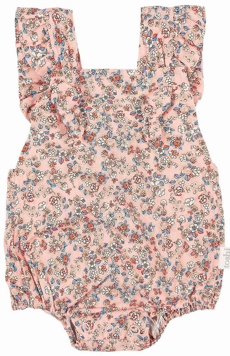 Toshi Baby Romper Libby Blush | Baby Junction