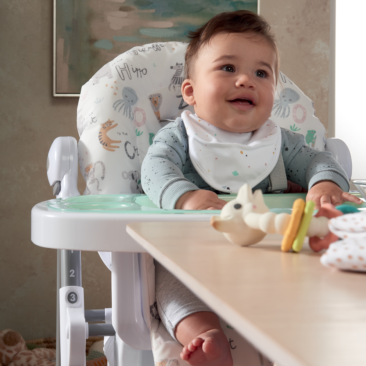 Mamas & Papas Snax Highchair - Animal Alphabet | Baby Junction