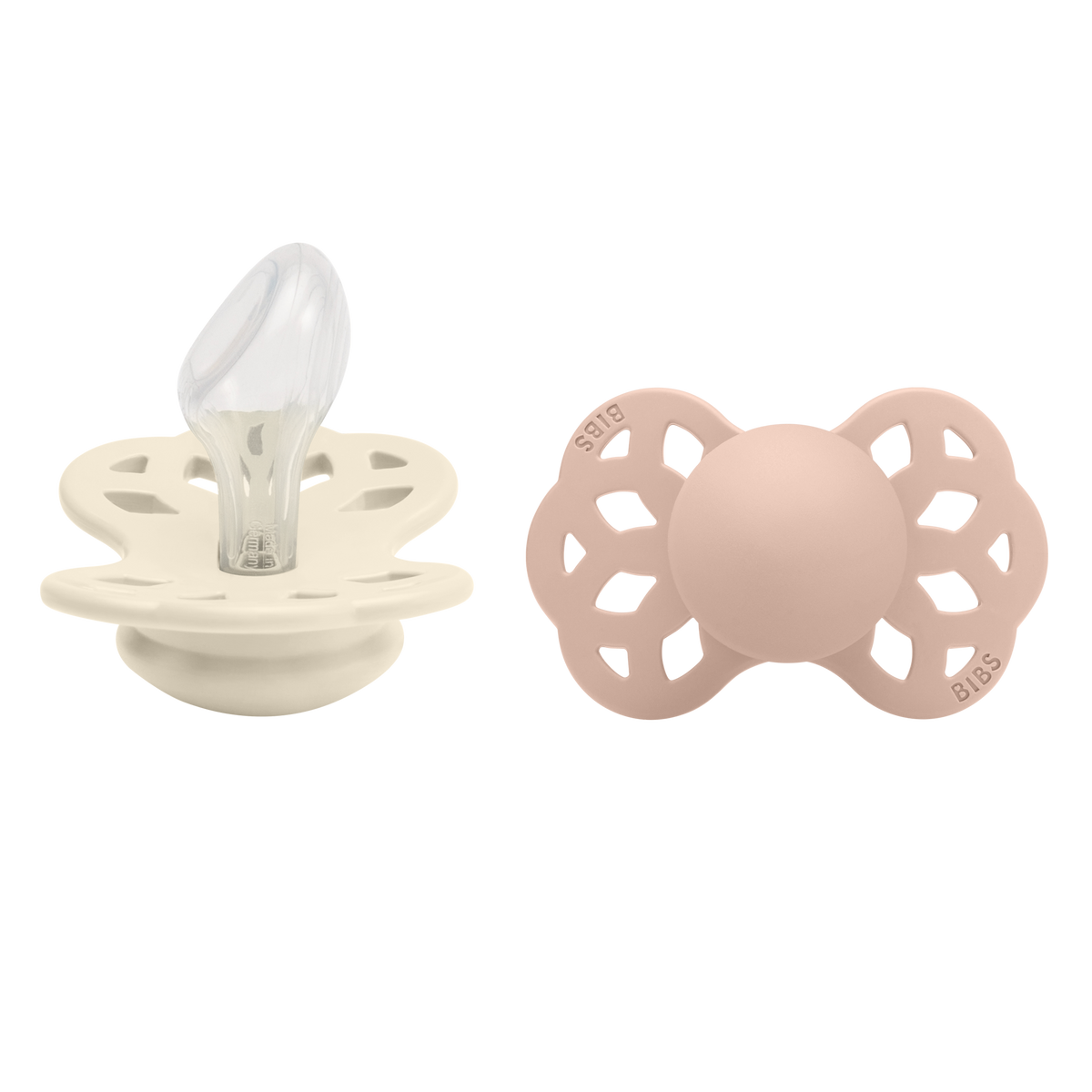 BIBS Infinity Anatomical Silicone Dummies - Size Two | Baby Junction