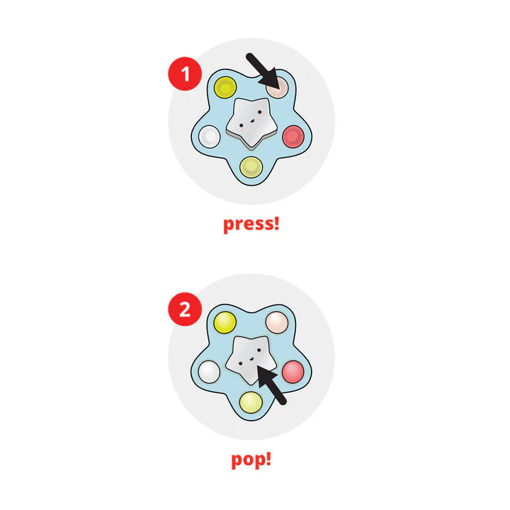 Skip Hop Silver Lining Cloud Pop Star Sensory Toy | Baby Junction