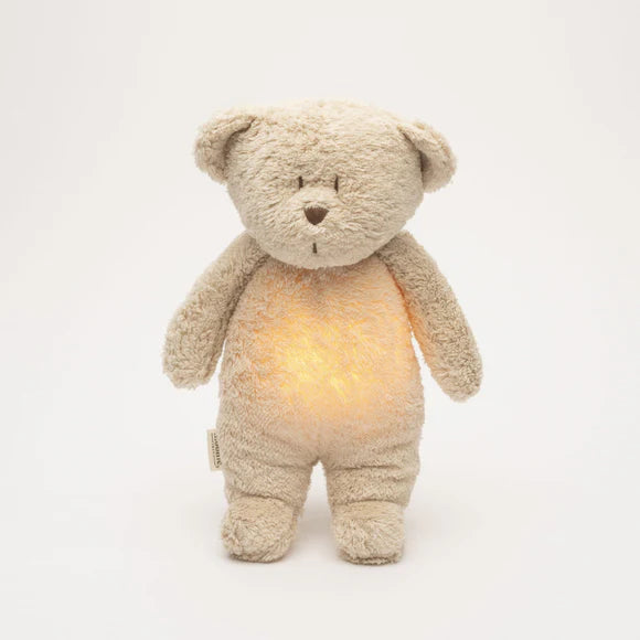Moonie Organic Humming Bear - Sand | Baby Junction