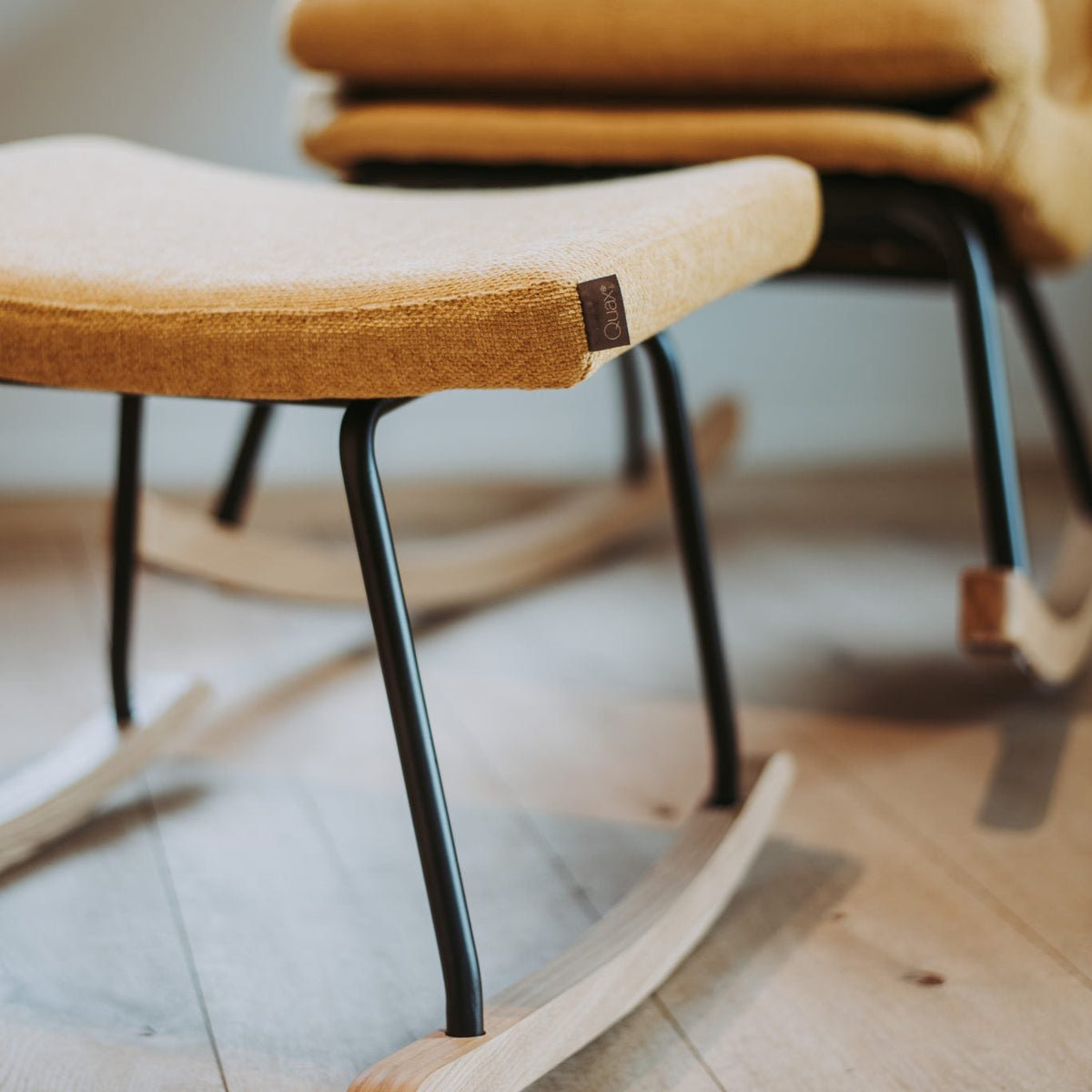 Quax Deluxe Rocking Chair + Footstool Set | Baby Junction